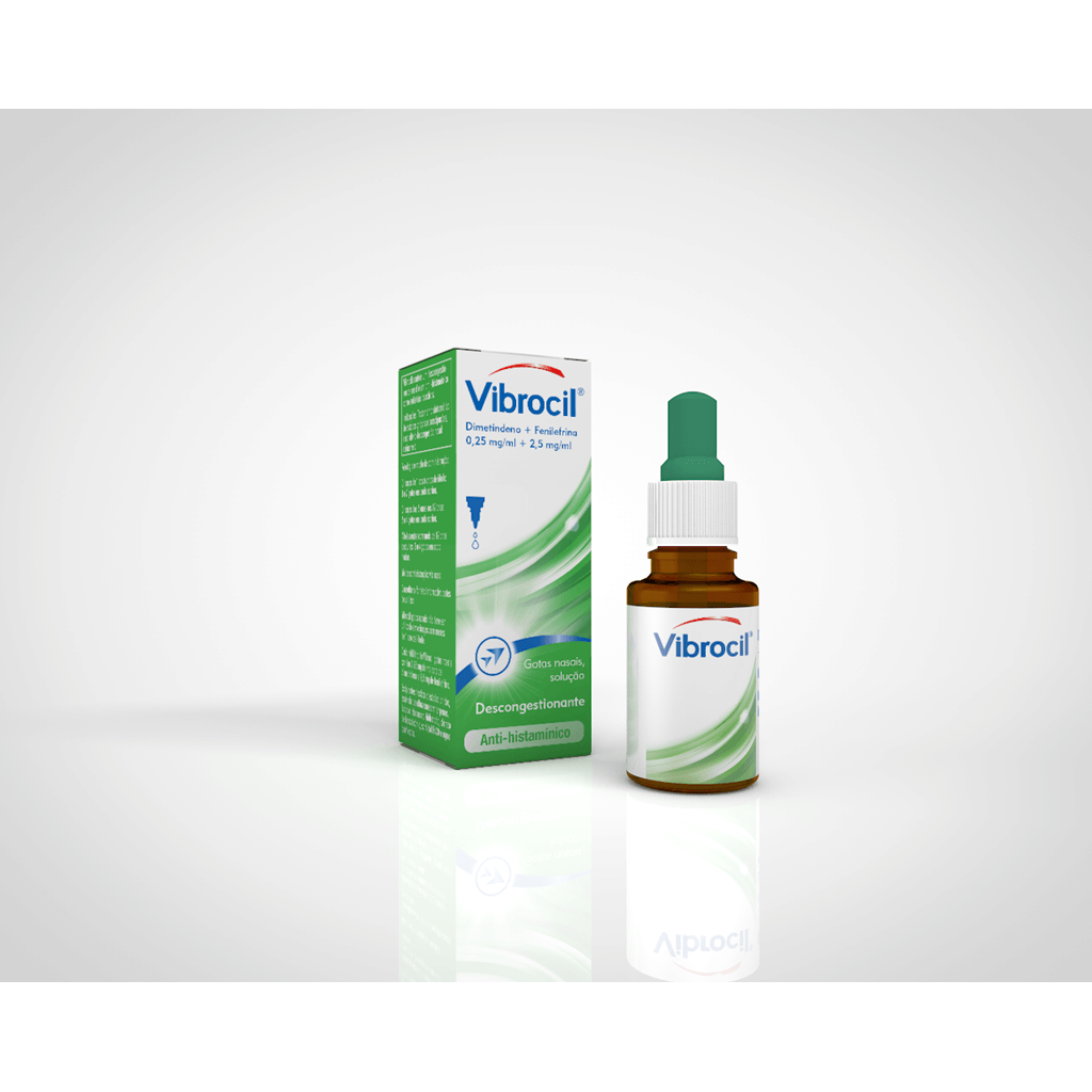 Vibrocil 0.25mg/ml+2.5mg/ml - 15ml Sol Gts Nasais | Farmácia Brasil